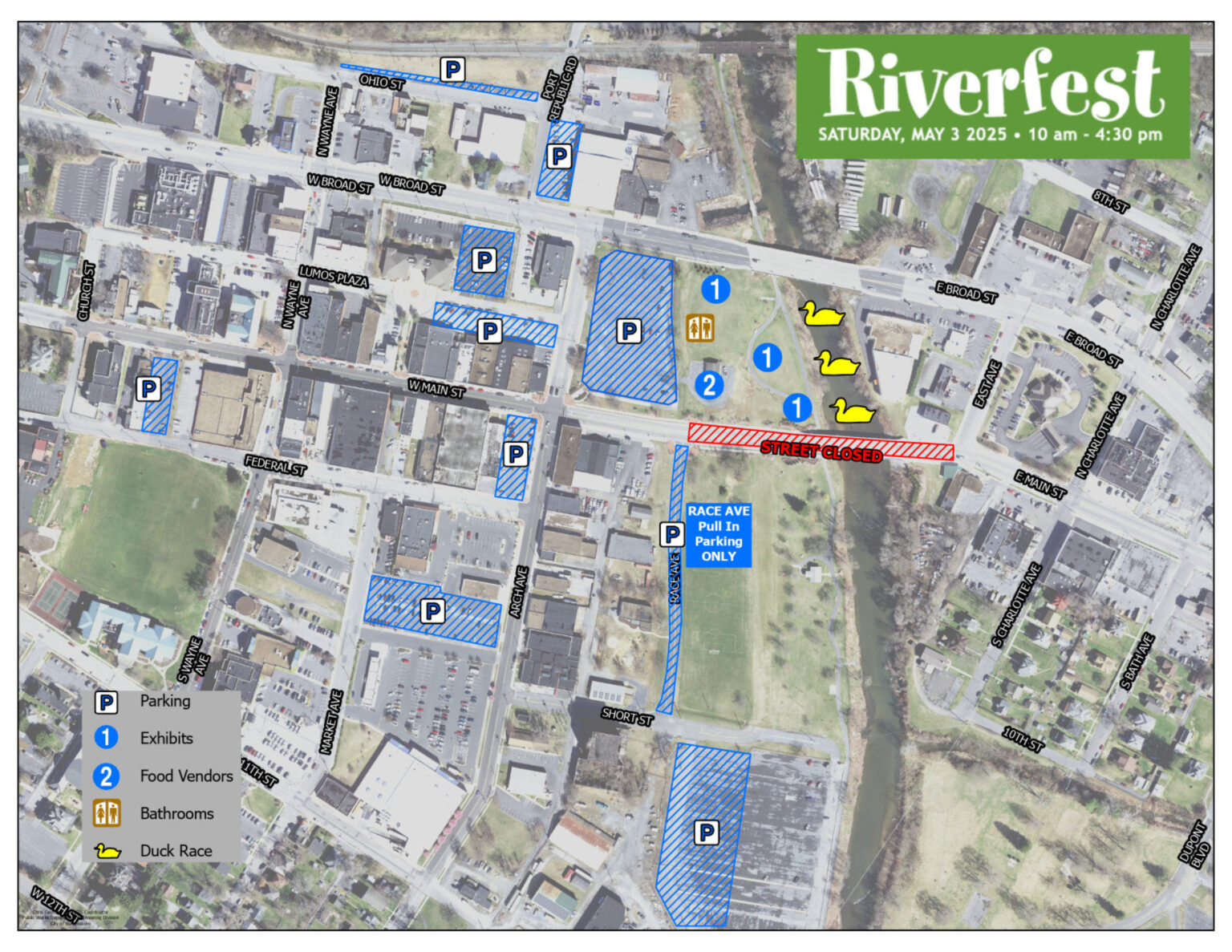 Map of Riverfest